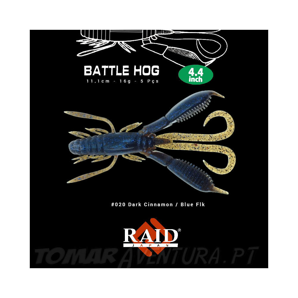 Raid Battle Hog 4,4 Inch - TomarAventura